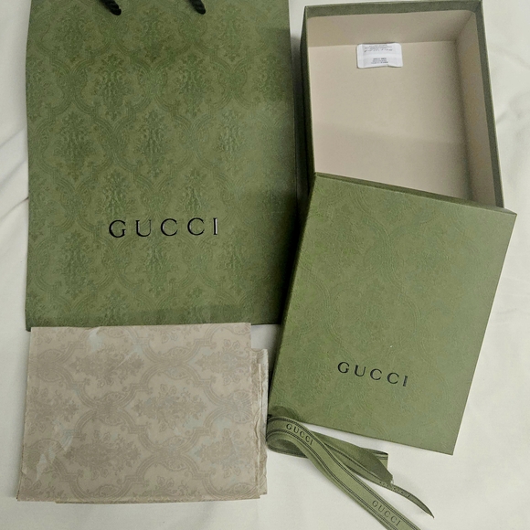 Gucci | Bags | Gucci Green Gift Box Set | Poshmark